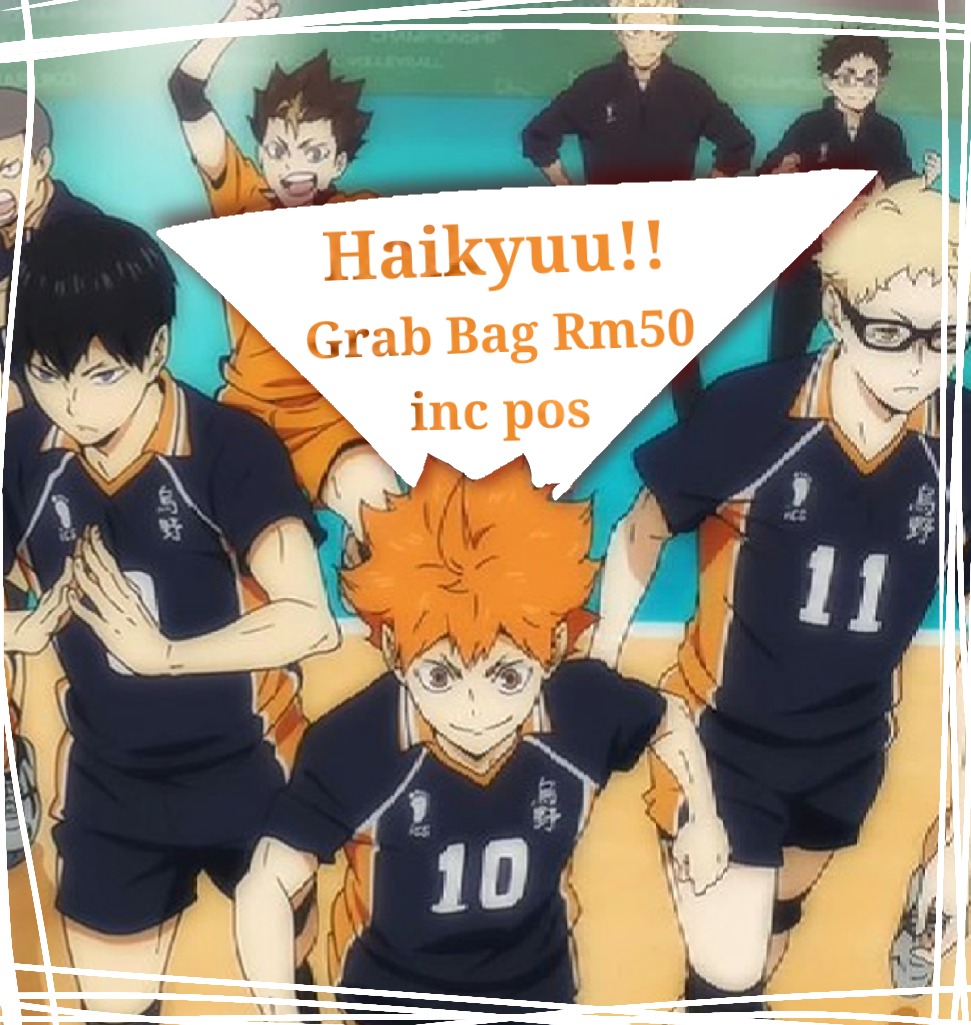 Haikyuu!! Grab Bag, Hobbies & Toys, Collectibles & Memorabilia, J-pop ...
