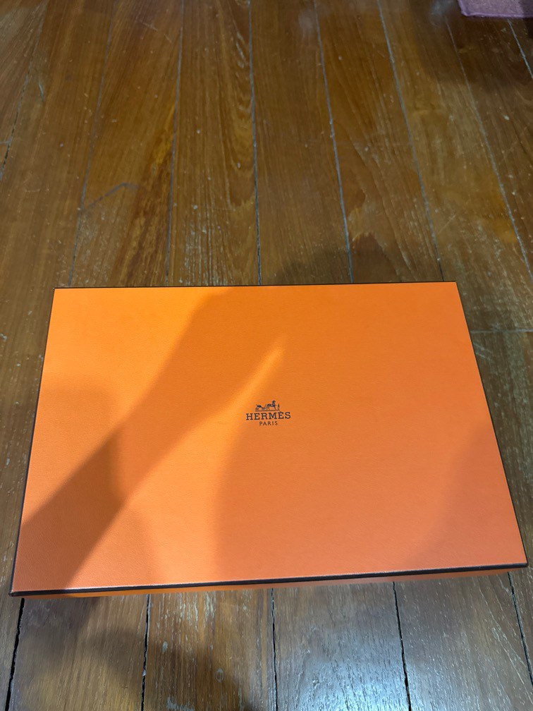 Hermes Shoe Box ( wrapper inside), Luxury, Bags & Wallets on Carousell