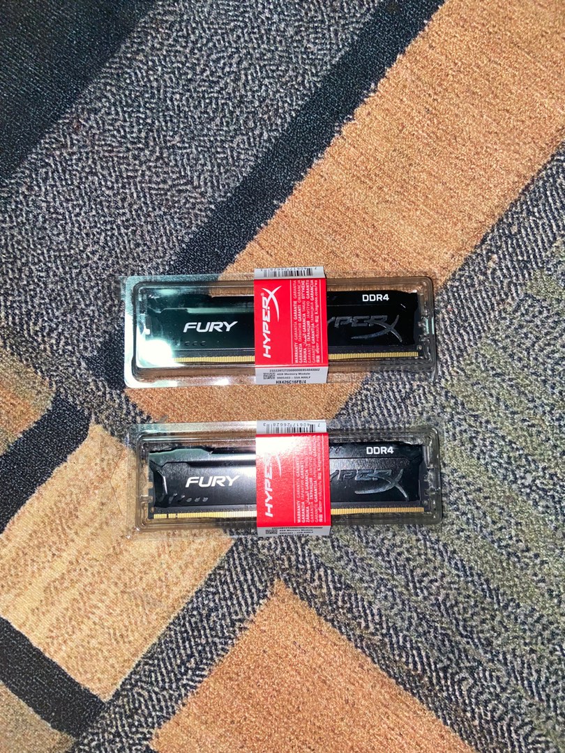 HyperX RAM DDR4 4GB+4GB, Computers & Tech, Parts & Accessories ...