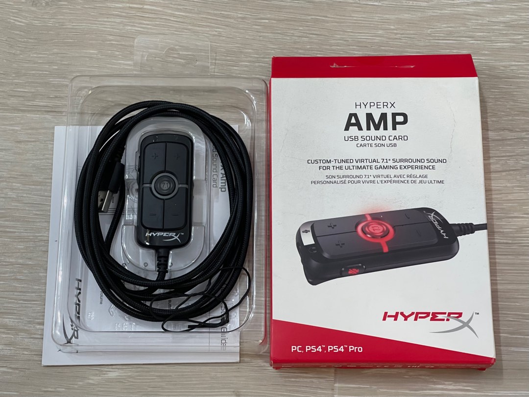 Hyperx USB Sound Card 7.1 外置音效卡, 電腦＆科技, 電腦周邊及配件, 電腦周邊產品 - Carousell