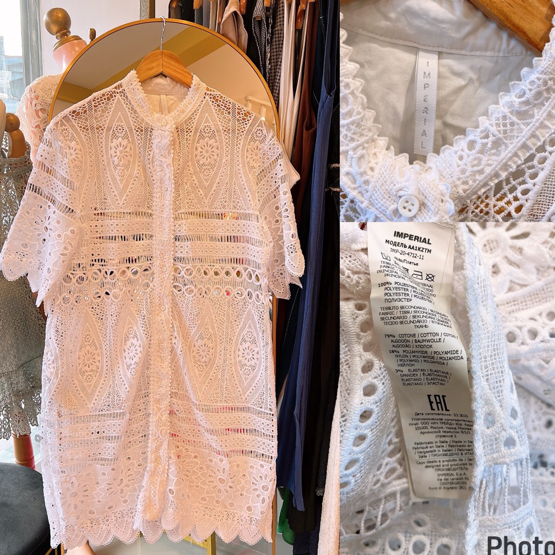 Imperial Eyelet Dress (like zimmerman), Women's Fashion, Dresses & Sets ...