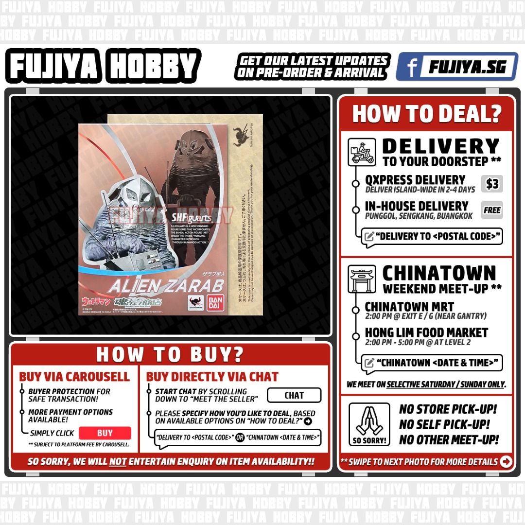 [IN-STOCK, LAST-1!!] s.h. Figuarts [SHF Ultraman Kaiju / Monster] Alien ...