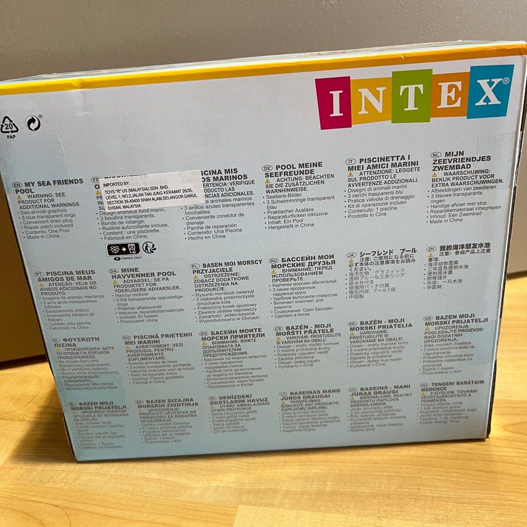 Intex Wet Set Collection Inflatable Swimming Pool, Babies & Kids ...