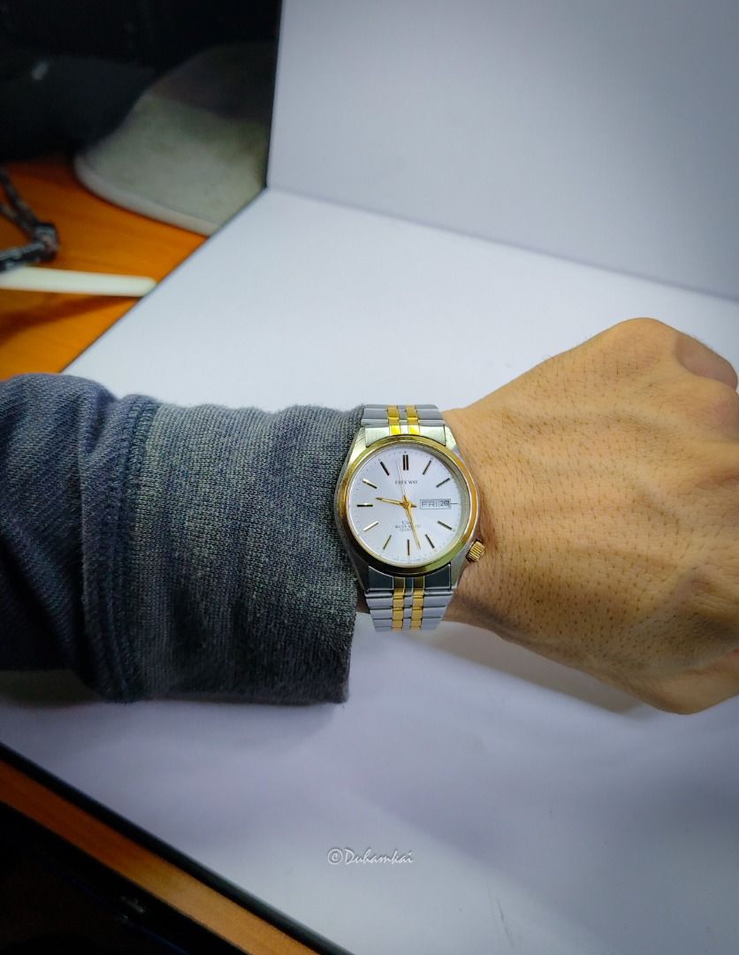 Jam Citizen Free Way Gold JDM Quartz Not Seiko Casio Orient Alba ...