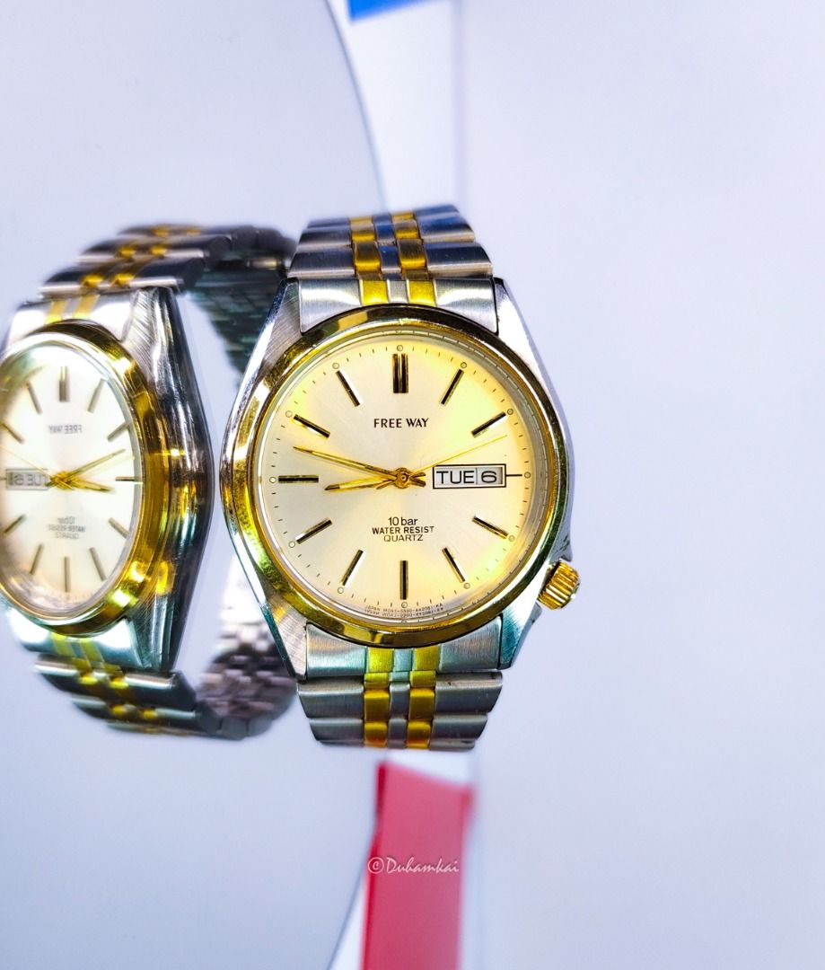 Jam Citizen Free Way Gold JDM Quartz Not Seiko Casio Orient Alba ...