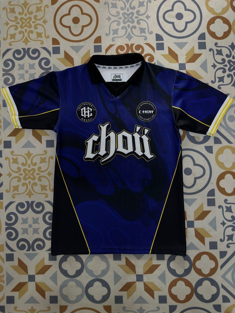 JERSEY CHOII SMILEY SKULL, Men's Fashion, Tops & Sets, Formal Shirts on ...