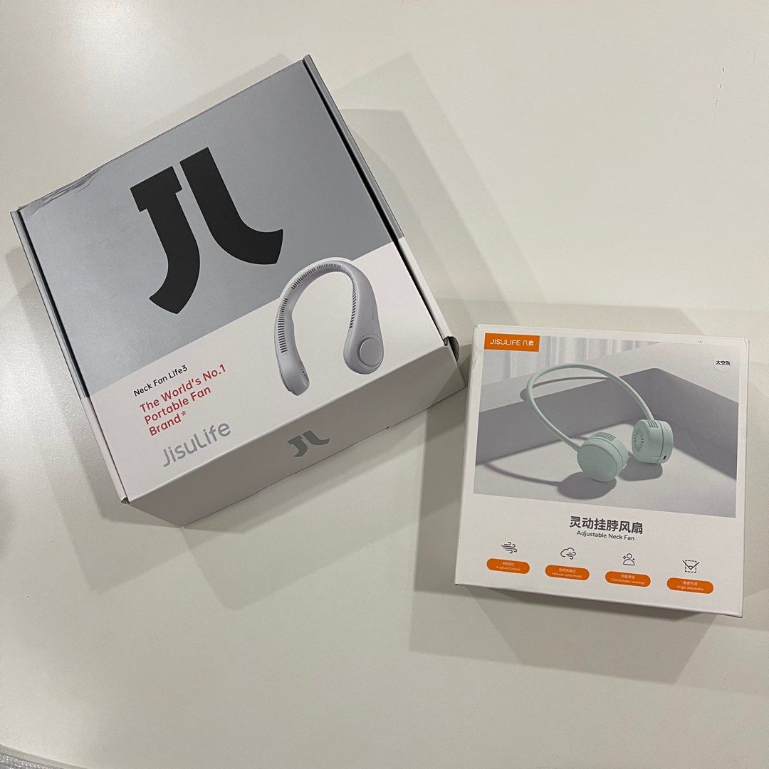 JisuLife Neck Fan Portable, Furniture & Home Living, Lighting & Fans ...