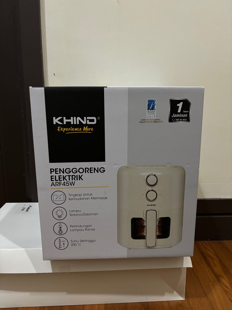 Khind Air Fryer ARF45W, TV & Home Appliances, Kitchen Appliances, Ovens ...