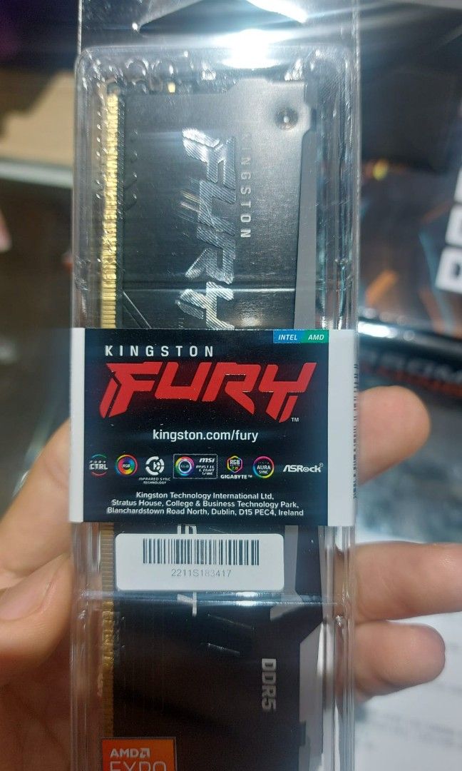 Kingston Fury Beast 16 GB 1 chip, Computers & Tech, Parts & Accessories ...