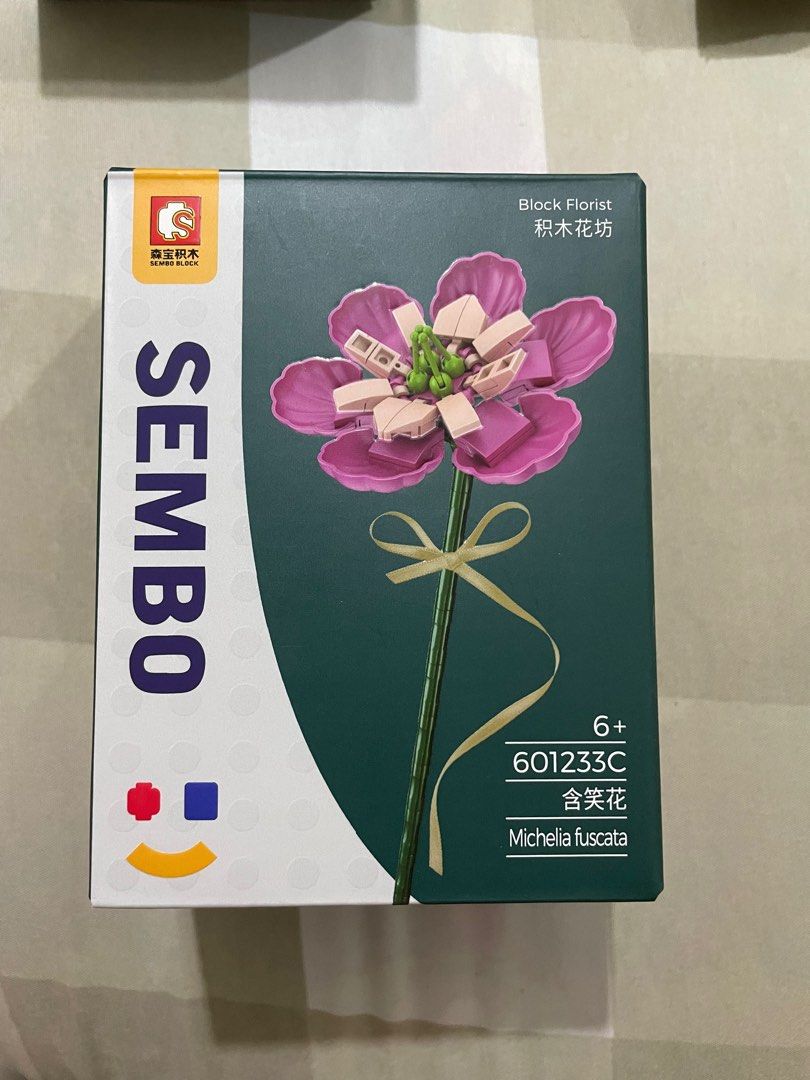 KKV-SEMBO building blocks flowers/bouquet gift ( michelia fuscata ...