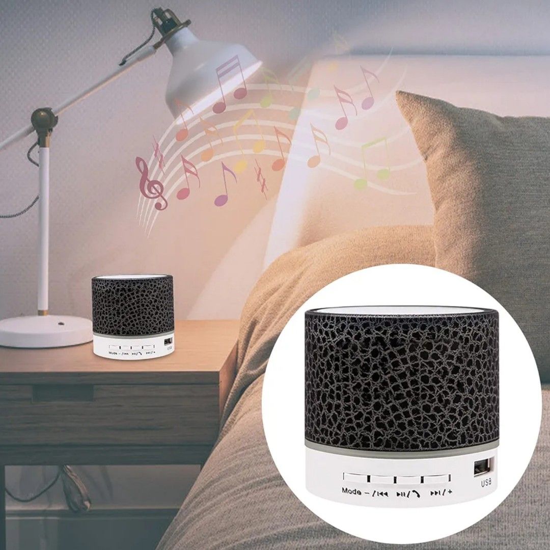 LED MINI Bluetooth Speaker TF USB FM Wireless Portable Bluetooth Music ...