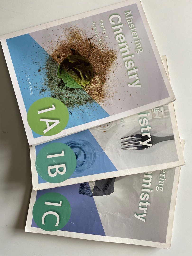 Mastering Chemistry Book 1A, 1B, 1C, 興趣及遊戲, 書本 & 文具, 教科書 - Carousell