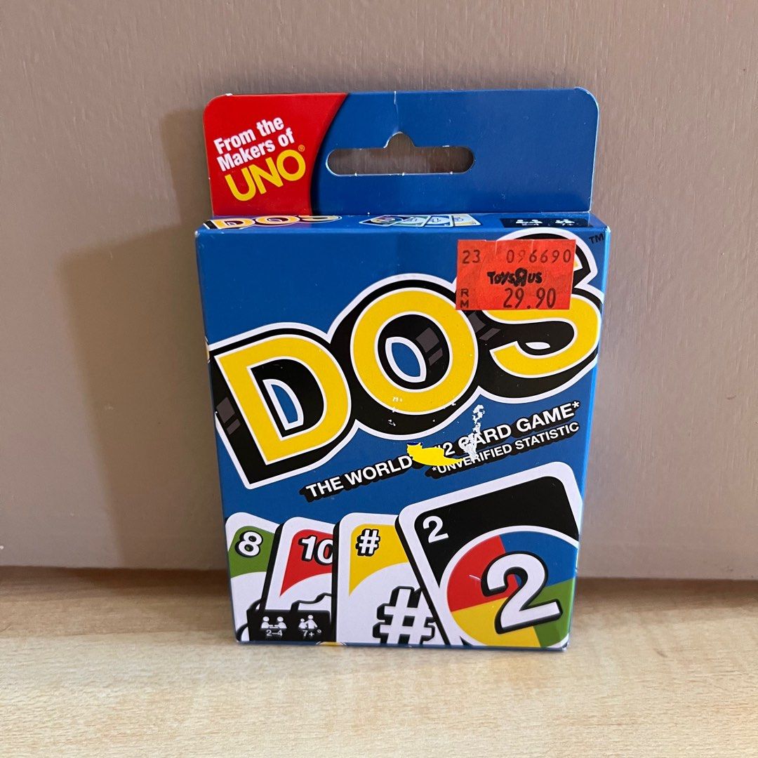 Mattel Uno Dos Card Game, Hobbies & Toys, Toys & Games on Carousell