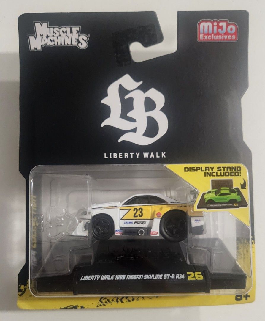 Mijo Exclusives Muscle Machines Liberty Walk 1999 Nissan Skyline GT-R ...