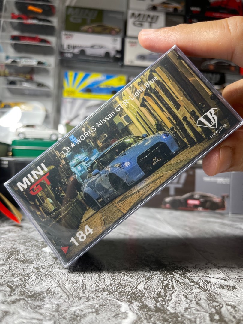 Mini gt #184 R35 LB WORKS nissan gtr light blue, Hobbies & Toys, Toys ...