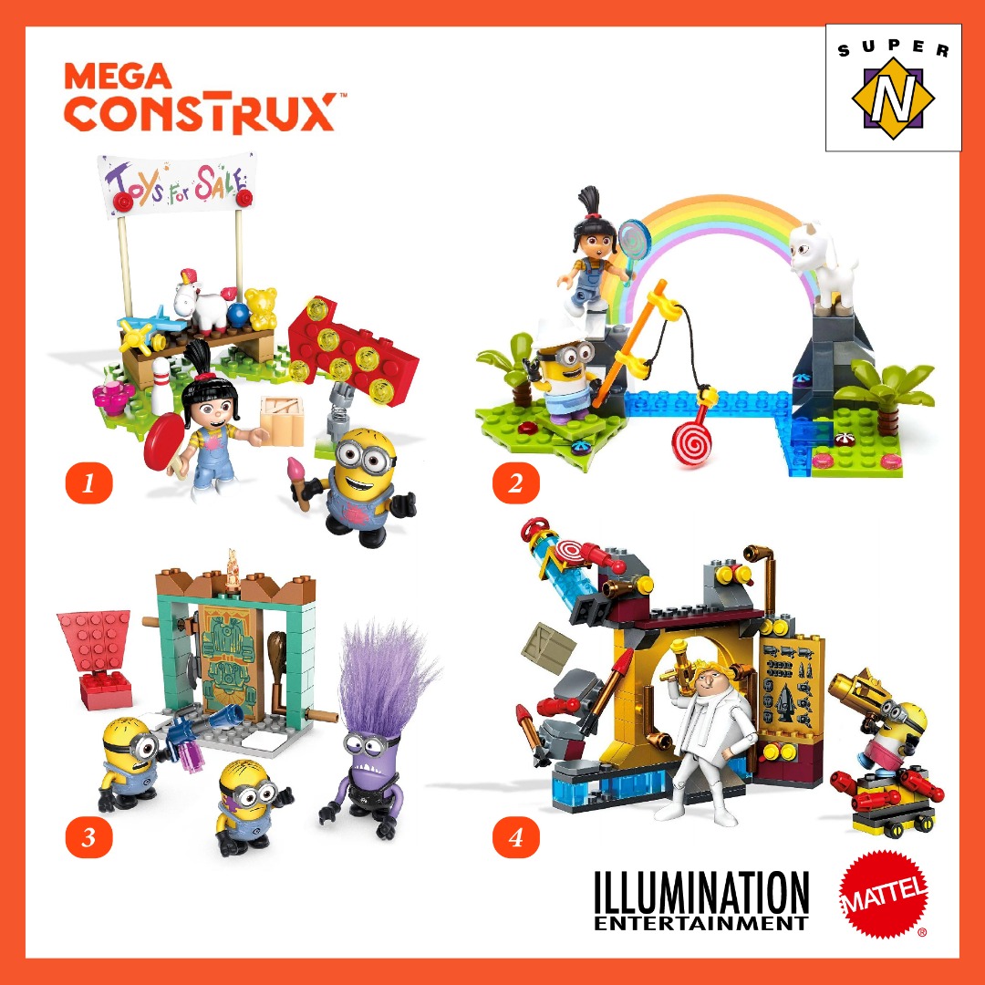 Minions - Mega Construx "Agnes Toy Sale" & "Agnes' Unicorn Expedition ...
