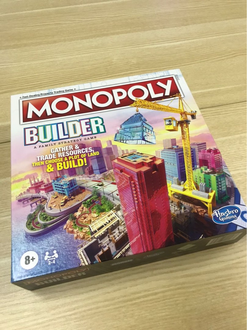 Monopoly Builder (Hasbro Original Board Game), Hobbies & Toys, Toys ...