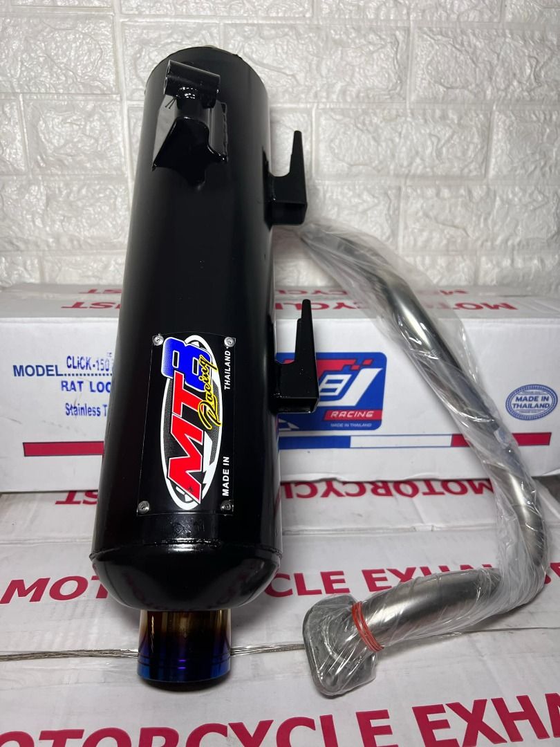 MT8 Motorcycle Exhaust - Power pipe for Click V2,V3, Motorbikes ...