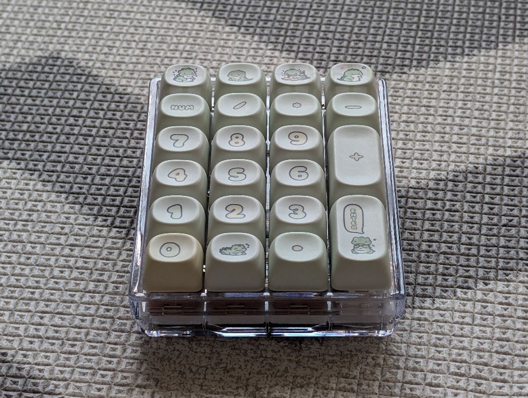 Numpad Custom Mechanical Keyboard (GreenDino1108-SILENT) - Fully Modded ...