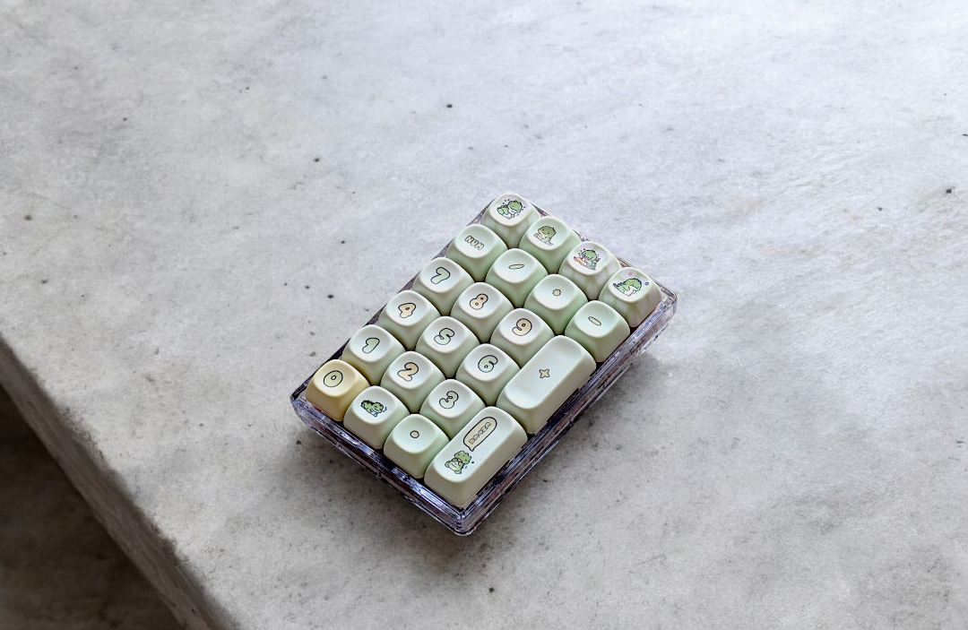 Numpad Custom Mechanical Keyboard (GreenDino1108-SILENT) - Fully Modded ...