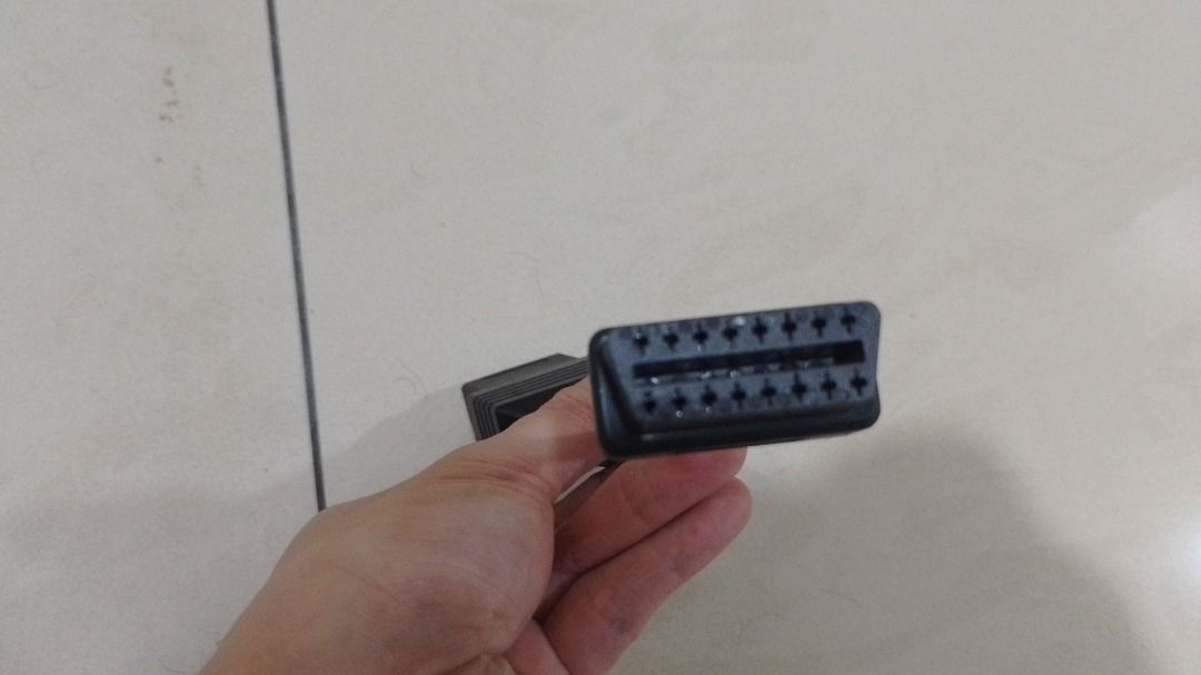 OBD 1 scanner connector adapter Toyota 17 pin to OBD 2 II, Computers ...
