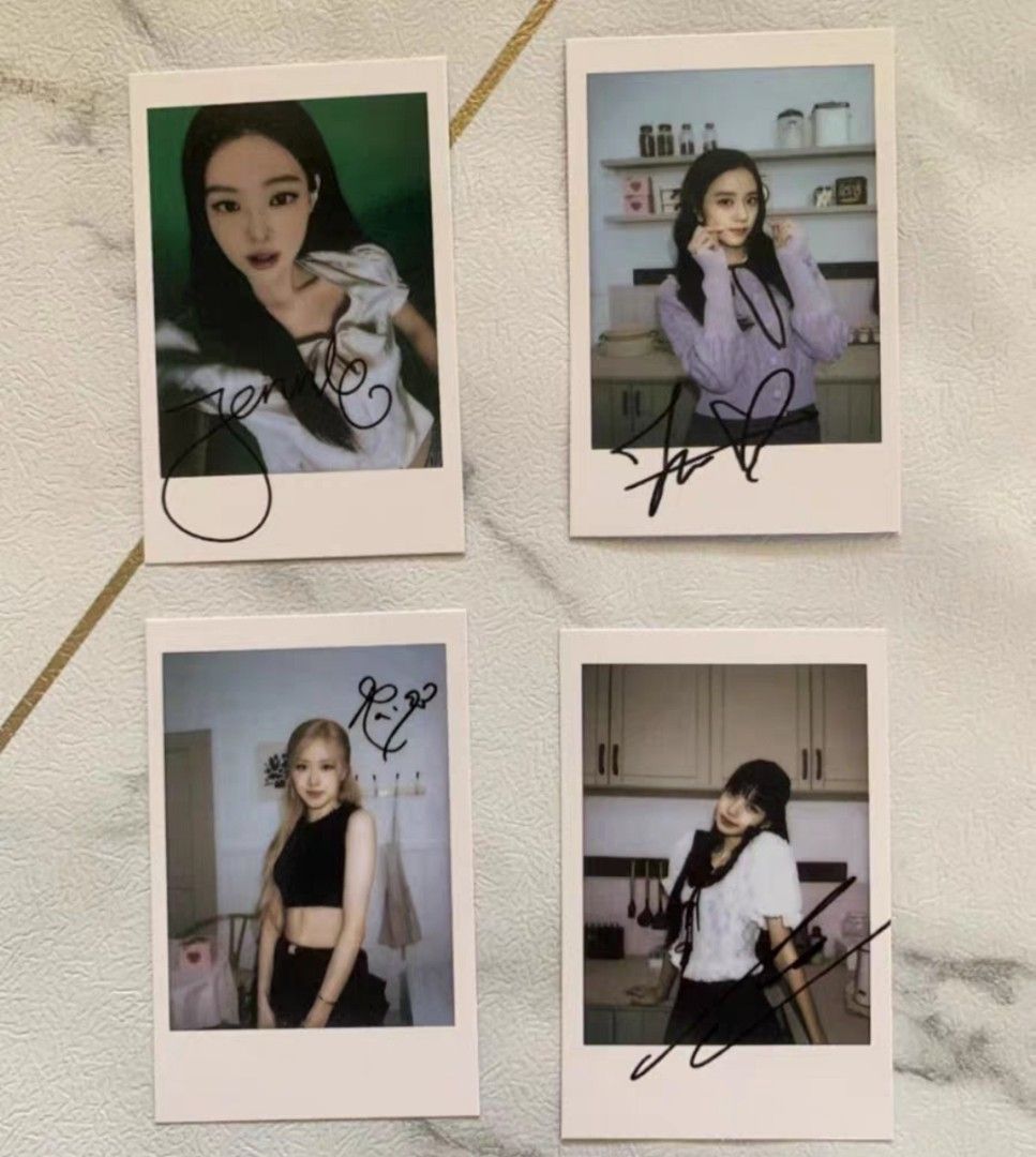 [PO, READ DESCRIPTION] BLACKPINK VALENTINE BPTG PRINT SIGNED PLD ...