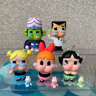 Popmart Crybaby Powerpuff Girls PPG Face Vinyl Plush Keychain, Hobbies ...