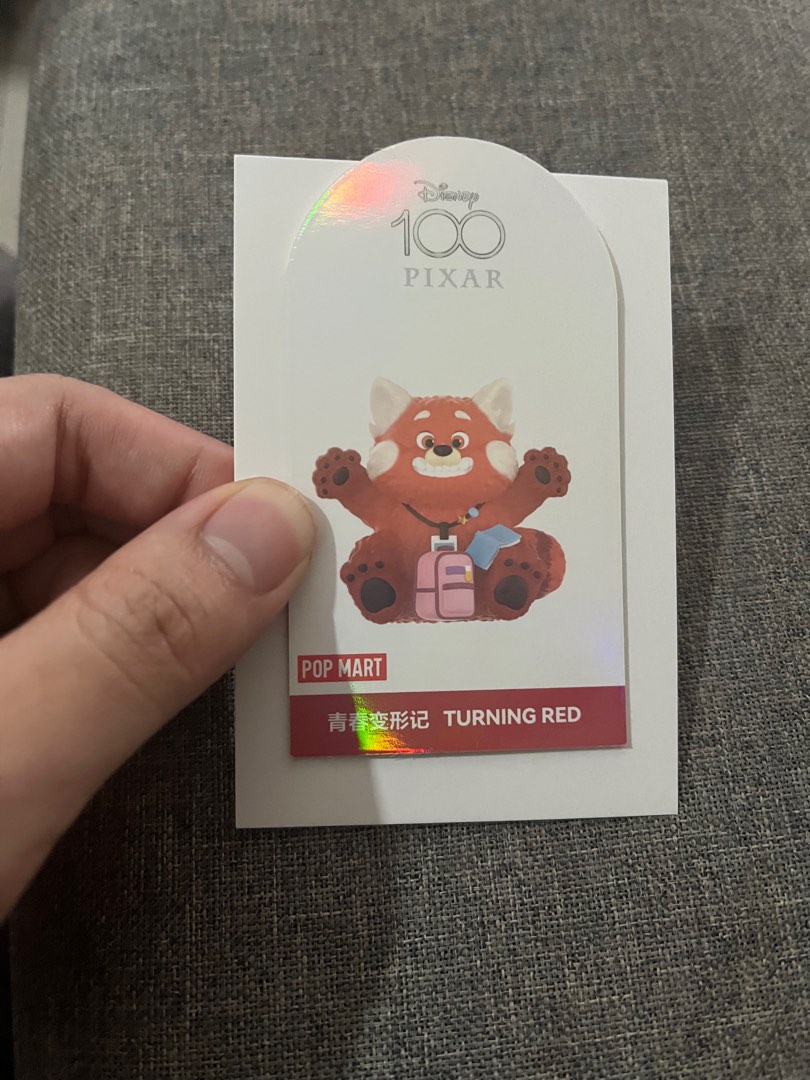 Popmart Disney turning red, Hobbies & Toys, Toys & Games on Carousell