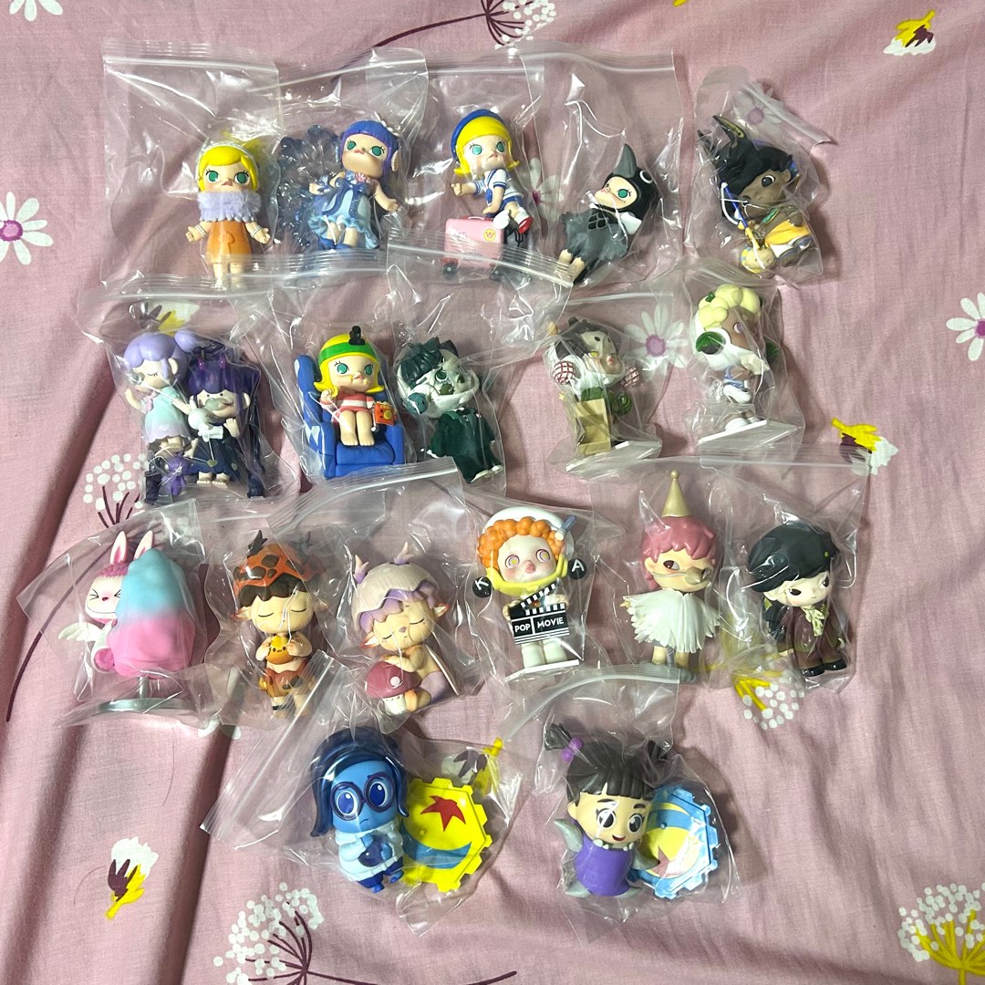 Popmart Molly, Skullpanda, Inside Out, Nanci, Monster inc, DIMOO ...