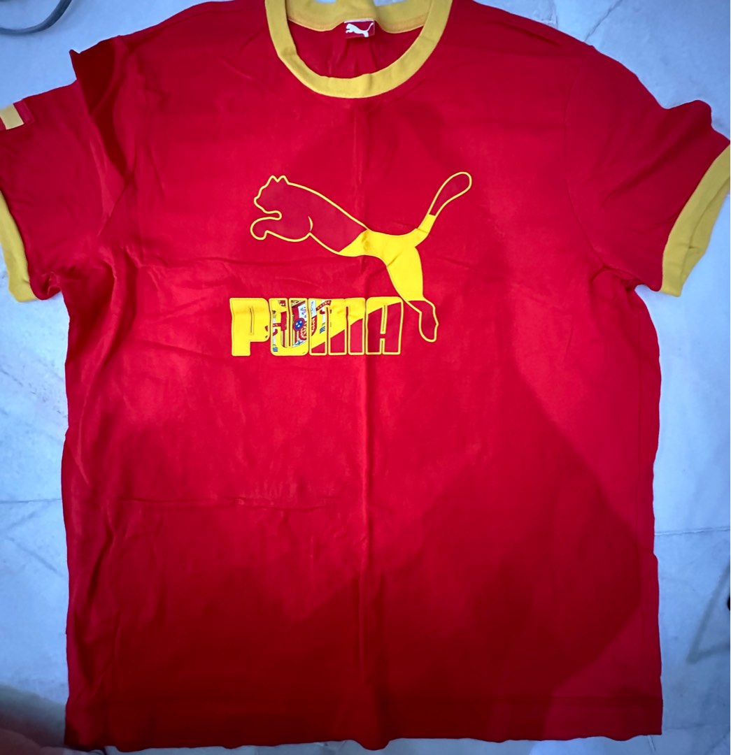 PUMA MEN T, Men's Fashion, Tops & Sets, Tshirts & Polo Shirts on Carousell