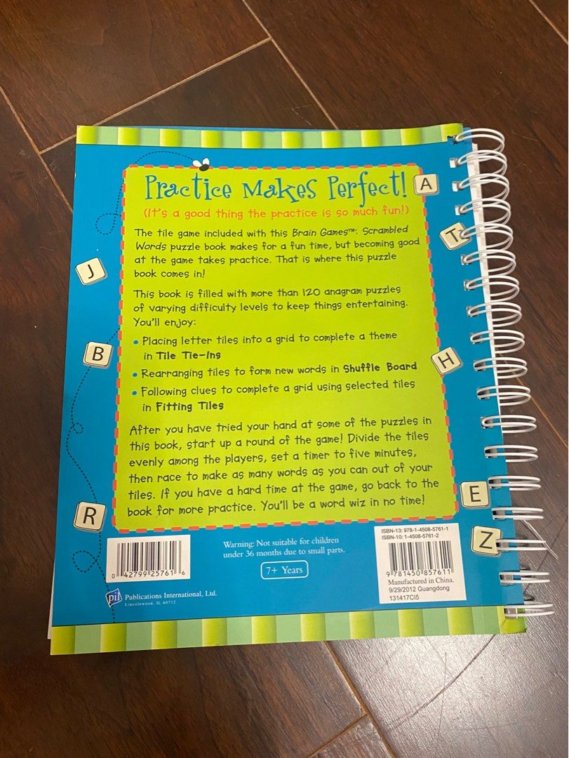 scrambled words activity book, Hobbies & Toys, Books & Magazines ...