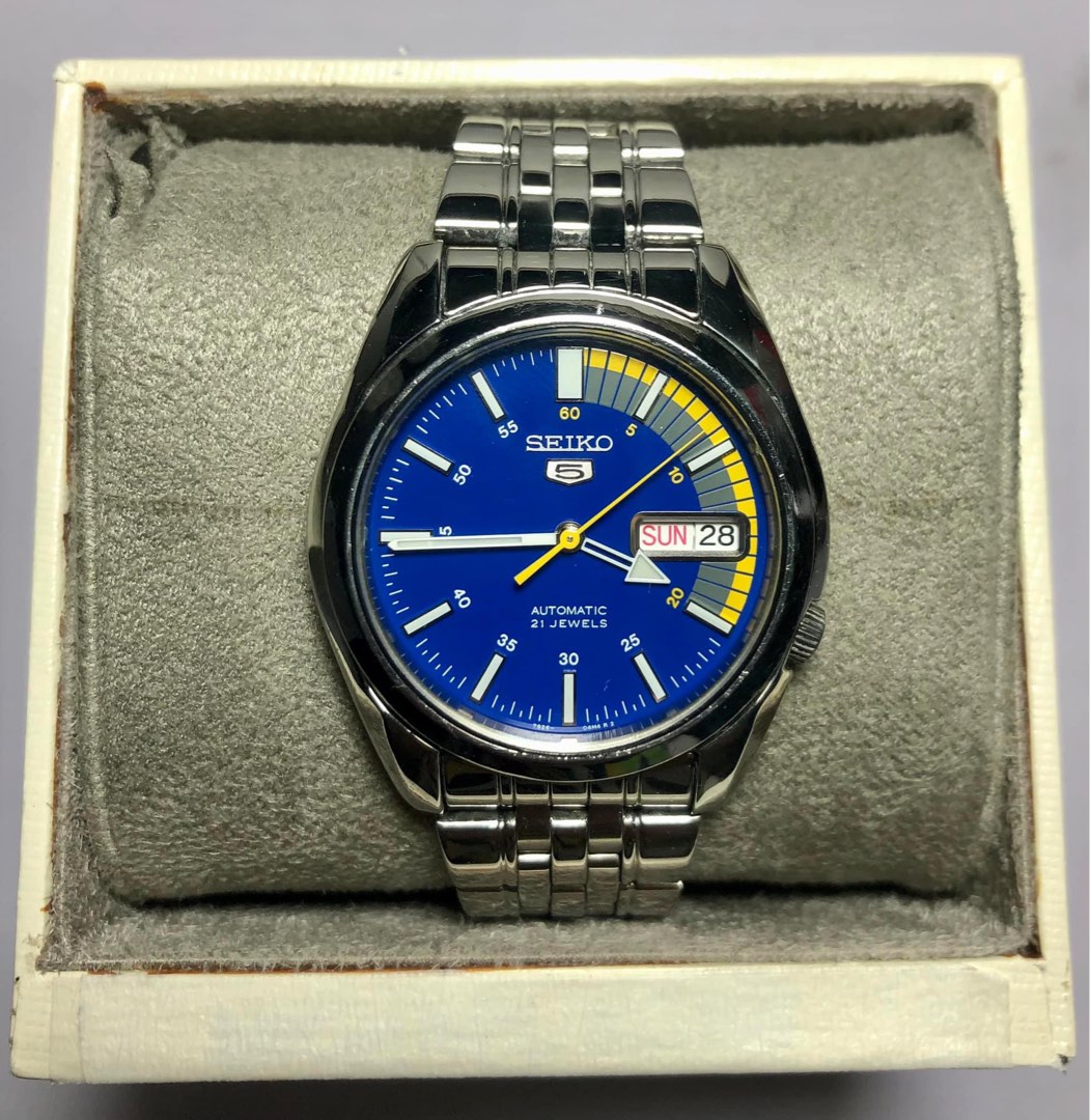 SEIKO 5 AUTOMATIC SPEED RACER, Men's Fashion, Watches & Accessories ...