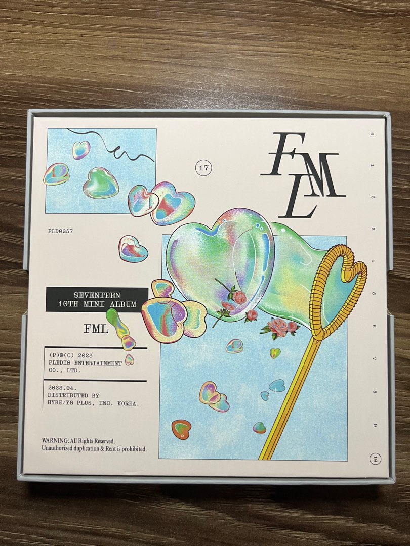 Seventeen 10th mini album FML Carat Version (Vernon), Hobbies & Toys ...