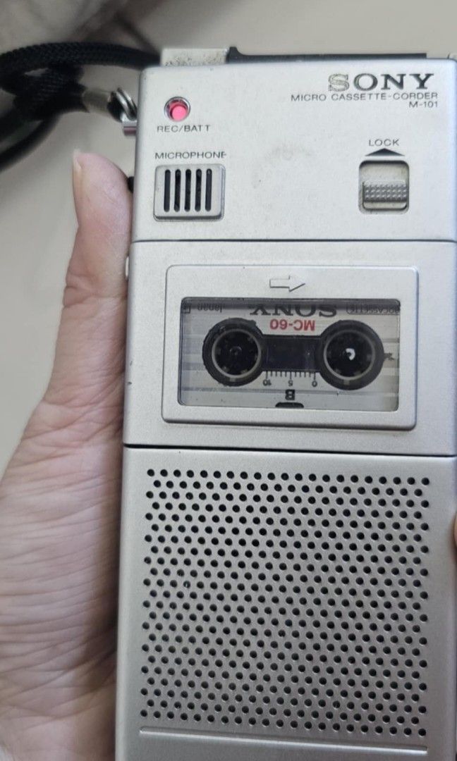 Sony micro cassette recorder, Audio, Other Audio Equipment on Carousell