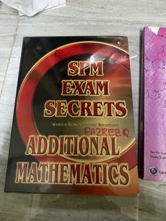 Masterclass Additional Mathematics Form 4/5 KSSM Revision Book, Hobbies ...