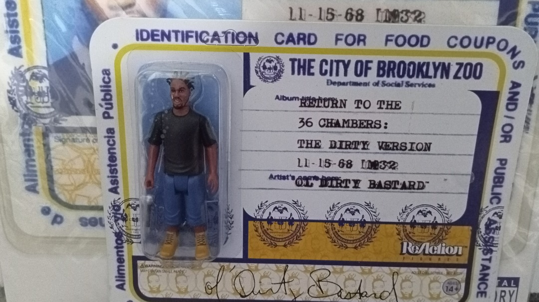 Super7 x ODB Ol' Dirty Bastard ReAction Figure 3.75 Super7 x ODB Ol' Dirty Bastard ReAction Figure 3.75