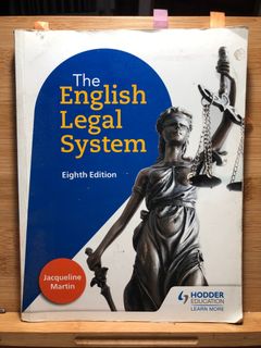 English Legal System (Elliott and Quinn), Hobbies & Toys, Books ...