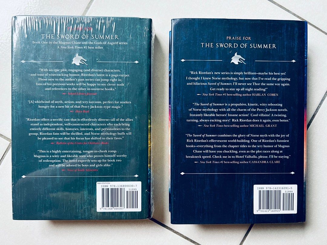 THE SWORD OF SUMMER & THE HAMMER OF THOR, Hobbies & Toys, Books ...