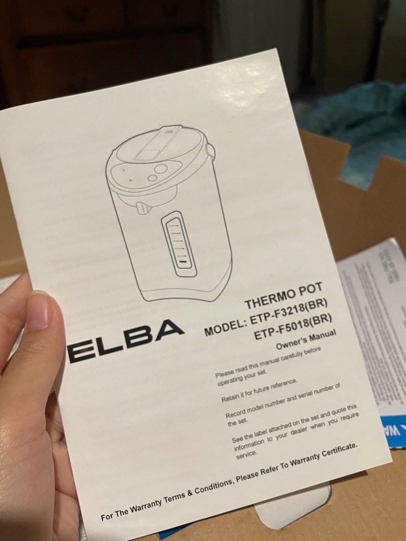 Thermo Pot ELBA, TV & Home Appliances, Kitchen Appliances, Water ...