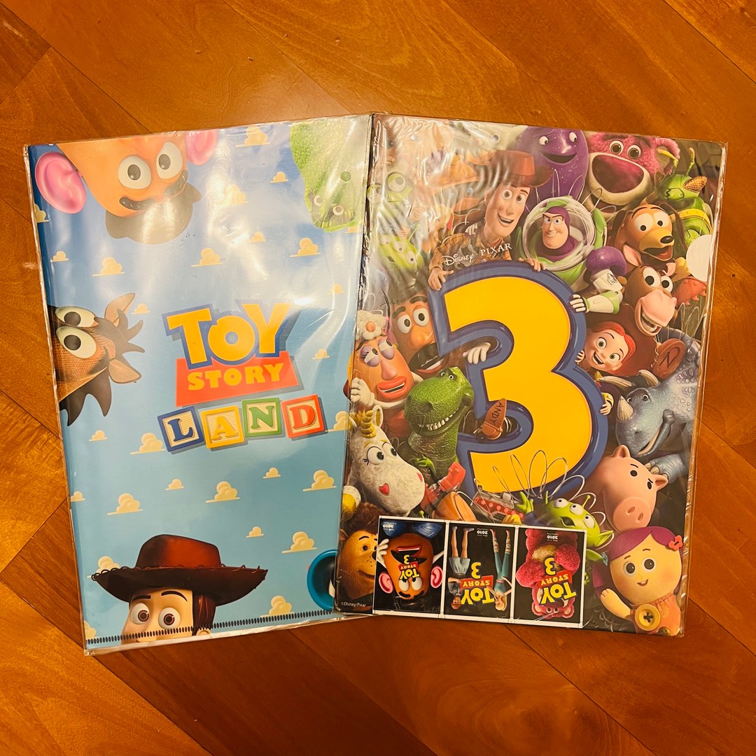 Toy Story folder 文件夾, 興趣及遊戲, 手作＆自家設計, 文具 - Carousell