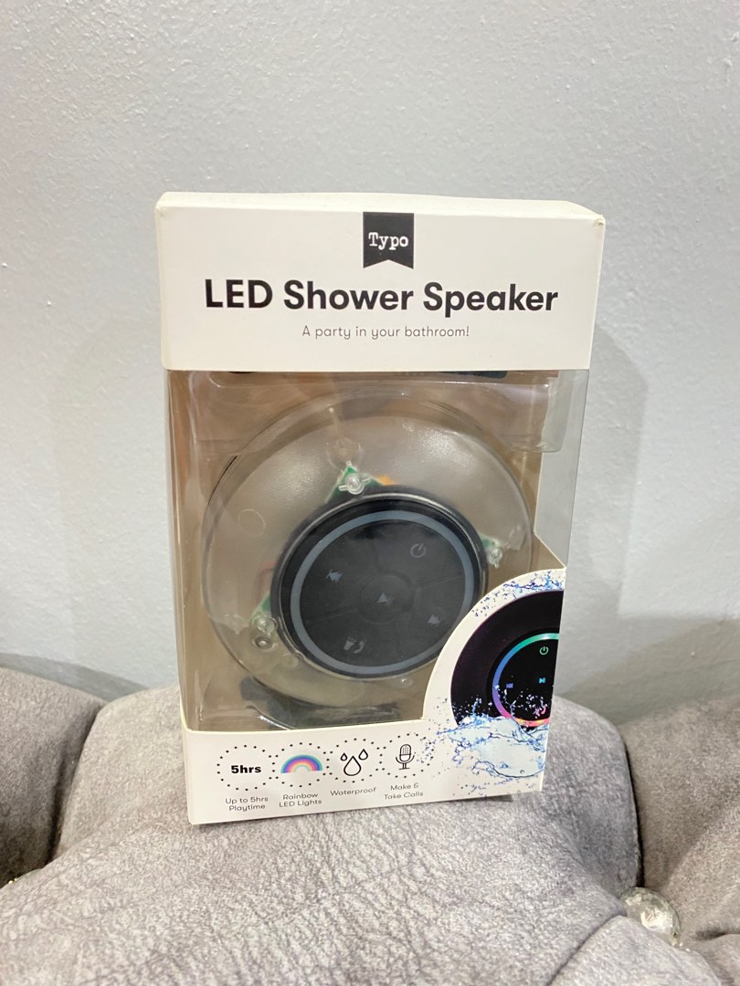 TYPO Shower speaker, Audio, Soundbars, Speakers & Amplifiers on Carousell