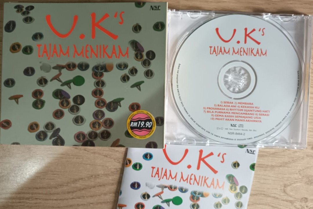 Ukays : U.K'S : Tajam menikam (1995), Hobbies & Toys, Music & Media, CDs & DVDs on Carousell