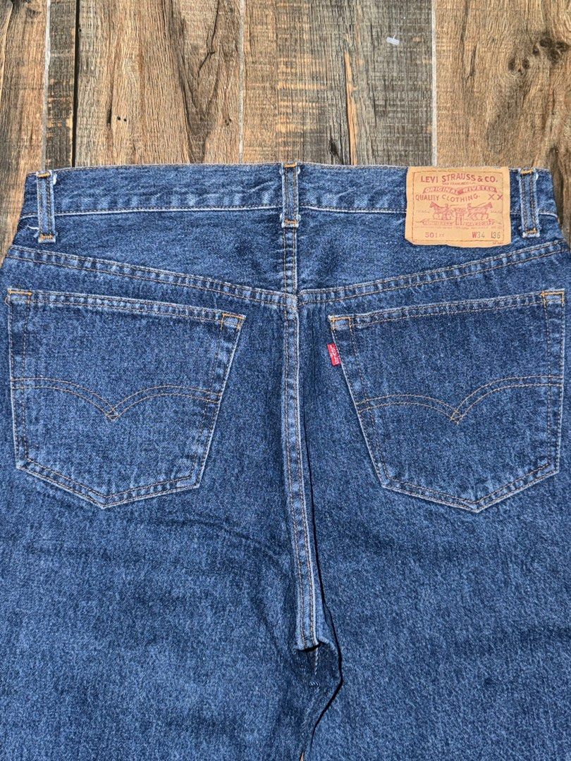 VINTAGE 80s LEVIS 501XX NON SELVEDGE USA, Men's Fashion, Bottoms, Jeans on Carousell