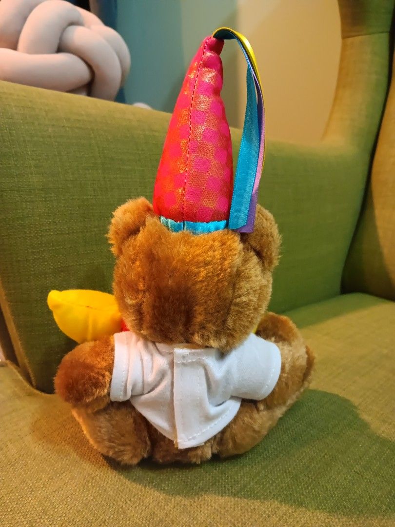 VINTAGE CONRAD HAPPY BIRTHDAY MESSAGE BEAR PLUSH TOYS, Hobbies & Toys ...