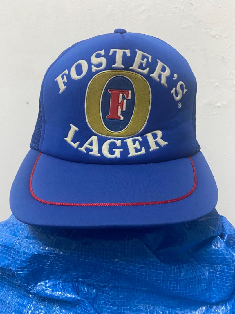 vtg fosters lager trucker cap, Men's Fashion, Watches & Accessories ...