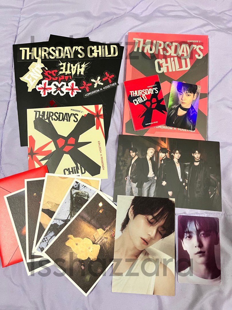 [FREE OFFICIAL ITEMS] TXT MINISODE 2: THURSDAYS CHILD END VERSION ALBUM ...