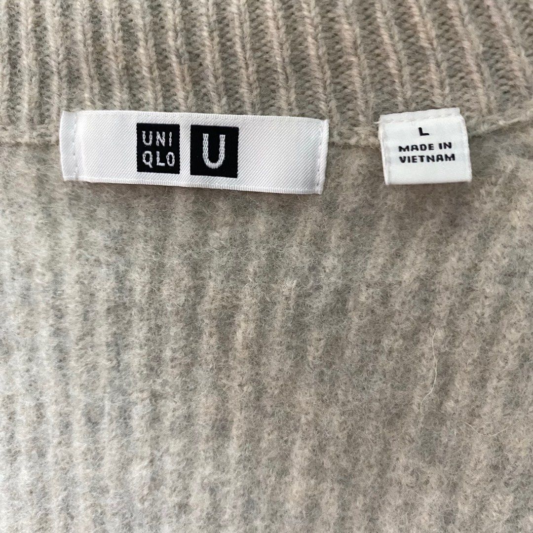 Wool Uniqlo Sweater, Women's Fashion, Tops, Longsleeves on Carousell