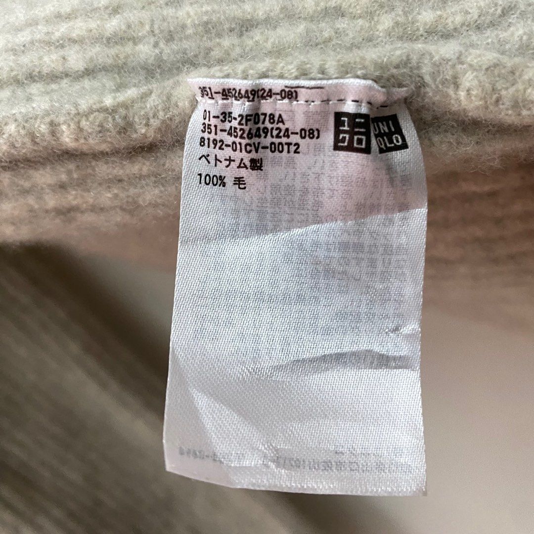 Wool Uniqlo Sweater, Women's Fashion, Tops, Longsleeves on Carousell