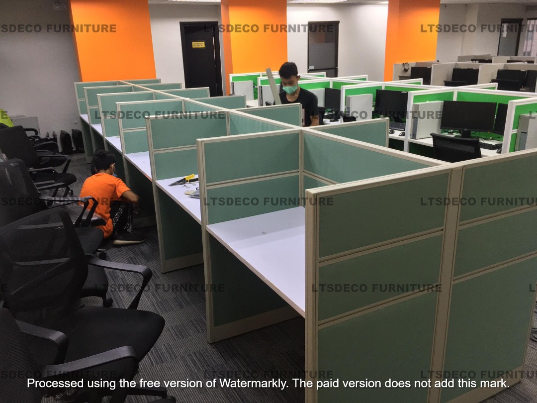 workstation table bpo office partition furnitures, Furniture & Home ...