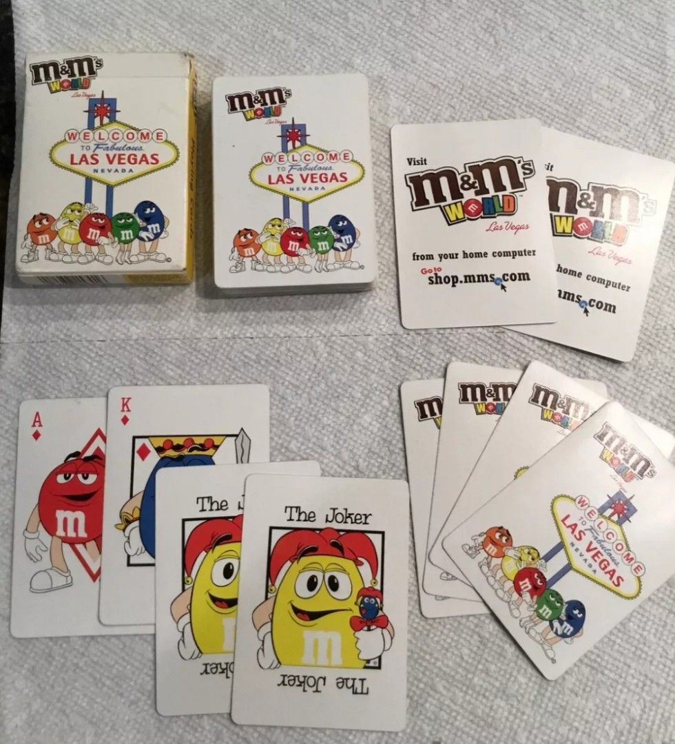 2004 M&M's Playing Cards Welcome To Fabolous Las Vegas Nevada Mars Deck ...